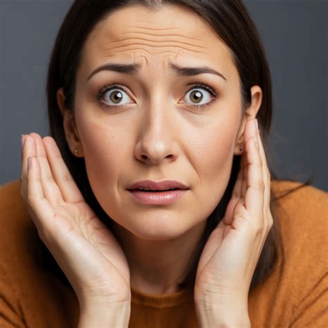 Powerful Scared Face Visuals For Conveying Fear And Shock Premium Ai Generated Image