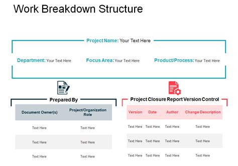 Work Breakdown Structure Template Excel Project Planning And Task