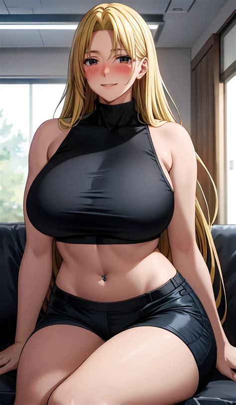 Yuki Tsukumo From Jujutsu Kaisen Long Hair Blonde Hair Front View