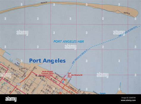 Mapa De Port Angeles A Victoria Bc