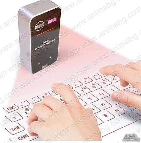 ANIMABG Компактна лазерна клавиатура с bluetooth | Клавиатури, мишки ...