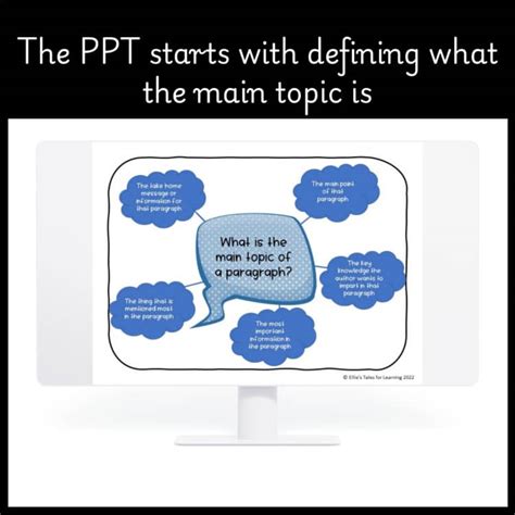 Main Idea Powerpoint For Grade 2 Central Theme Of A Passage Ri22