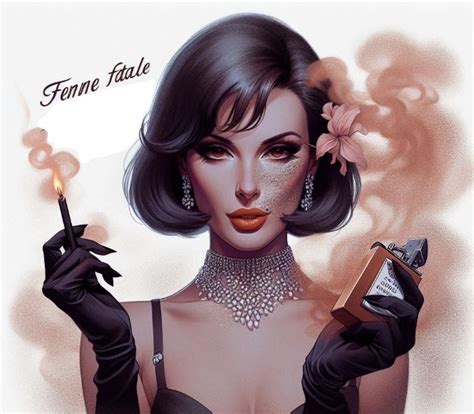 Femme Fatale Ze Saténu A Prachu