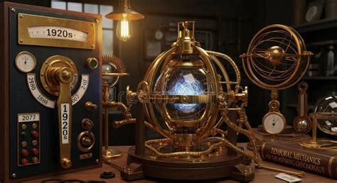 Elaborate Brass Steampunk Device Stock Illustrations 87 Elaborate Brass Steampunk Device Stock