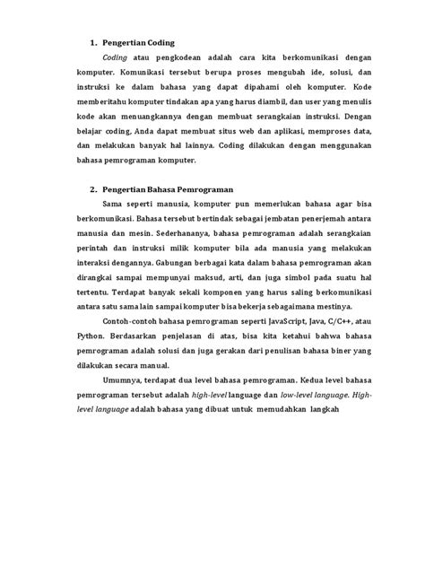 Modul 1 Coding Pdf