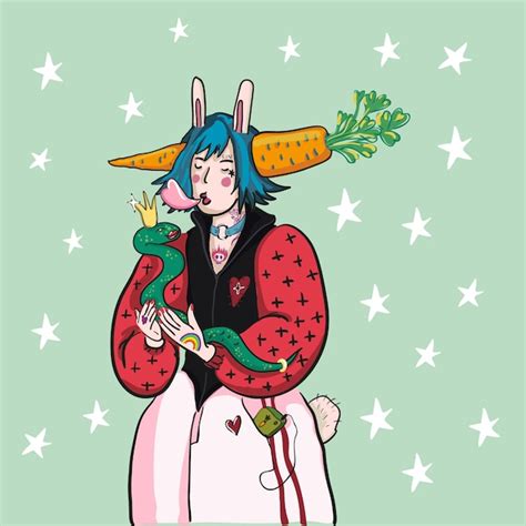 Premium Vector Fairytale Character In Vectorhare Prince With A Carrot