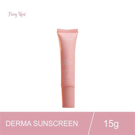 Fairyskin Derma Sunscreen Gel Cream 15g New Formula Shopee Philippines