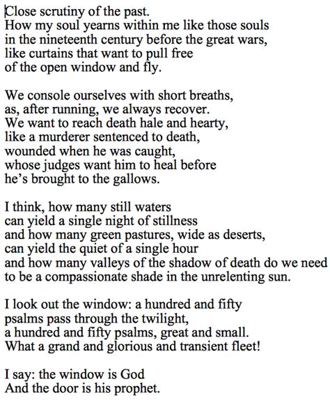 [poem] Summer Evening By The Window With Psalms By Yehuda Amichai