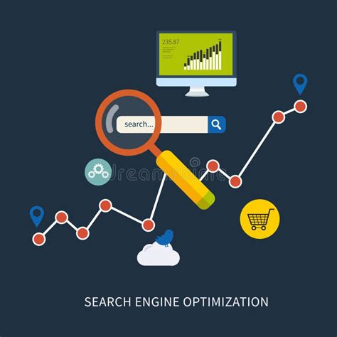 Seo Optimization Stock Vector Illustration Of Analytics 49547361