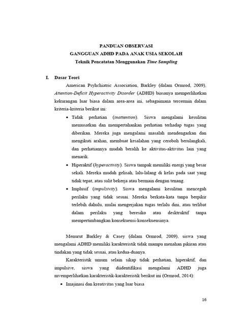 Time Sampling Pdf Pengembangan Diri