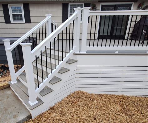 Makeover Monday Timbertech Deck With Angled Steps In Annapolis