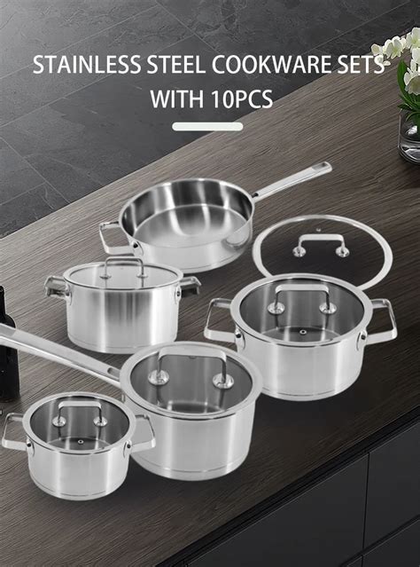 Custom Size Color Or Style Stainless Steel Non Stick Frying Pan Pots