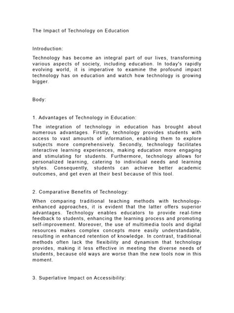 Essay Tecnología Pdf Learning Behavior Modification