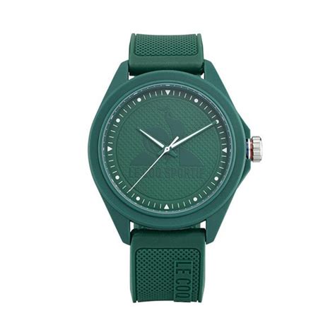 Le Coq Sportif Mens Monochrome Digital Watch Green Watchshop