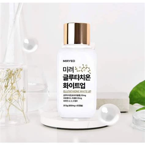 ViÊn UỐng TrẮng Da ChuyÊn SÂu 𝑮𝑳𝑼𝑻𝑨𝑻𝑯𝑰𝑶𝑵𝑬 Miryeo White Up Hộp 62viên