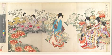 Yōshū Hashimoto Chikanobu Chiyoda Castle Album Of Women Japan