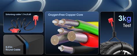 Autel Original Obd2 Main Test Cable 5 6ft 1 7m 16 Pin Obdii Diagnostic Test Cable