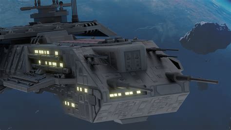 Scifi Ship Daedalus 3d Model Cgtrader