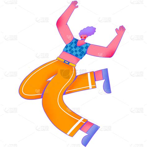 手绘人物插画素材 女生