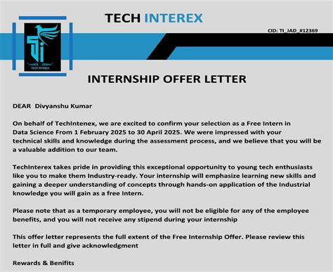 Internshipjourney Datascience Learningandgrowth Techinterex