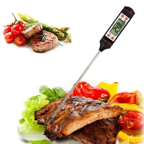 Food Thermometer Tp300 Digital Kitchen Thermometer For Meat Cooking Food Probe Bbq Electronic