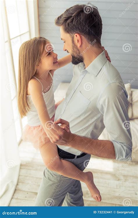 Father And Daughter Stock Image Image Of Caucasian Darling 73232441