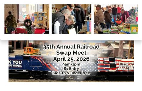 35th Railroad Swap Meet Set For Livingston Depot The Bozone