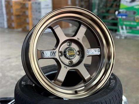 New 16 Ulf Te37v Rim Civic Eg Ek City Jazz Vios Car Accessories