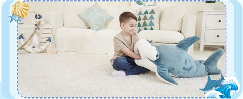 Zctghvy 37 Inch Hammerhead Shark Stuffed Animal Giant Soft