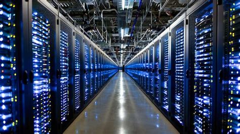 Premium Photo Server Room Technology Datacenter Connectivity