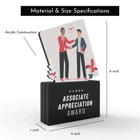 Associate Appreciation Award Engrave Awards And More