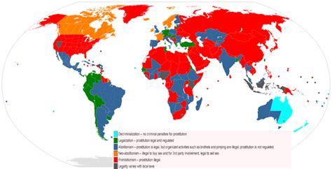 An Updated Map Of The Legality Of Prostitution Worldwide Rmapporn
