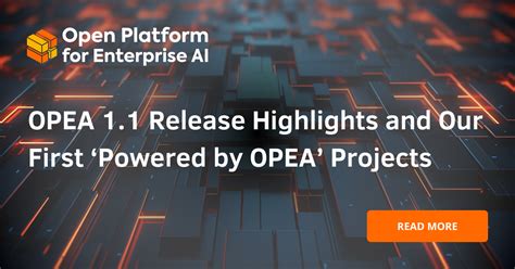 Blog Open Platform For Enterprise AI OPEA