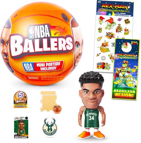 Zuru Nba Ballers Basketball Player Mini Figures Mystery Set