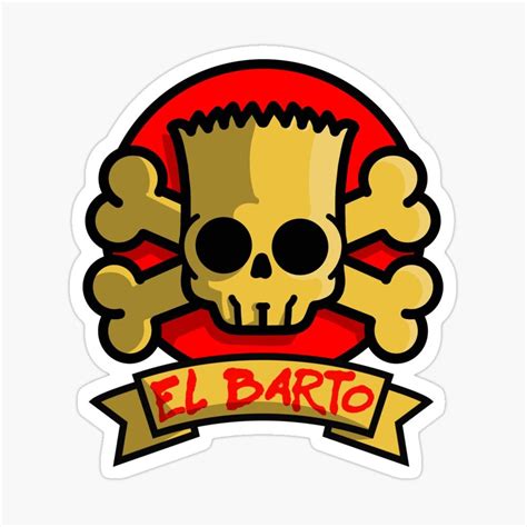 El Barto Sticker For Sale By Tameink Bart Simpson Art Simpsons Art