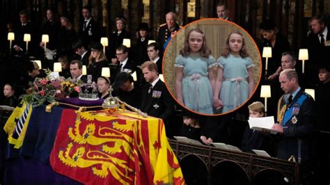 Twins From The Shining Queued Up To Pay Respect To The Queen