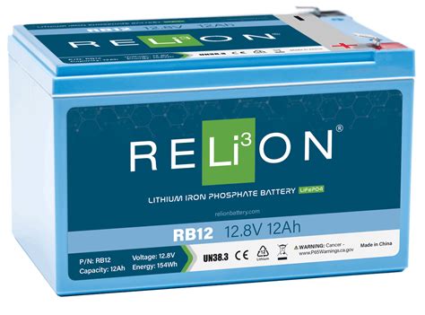 Rb12 12v 12ah Lithium Battery For Mobility Applications Relion