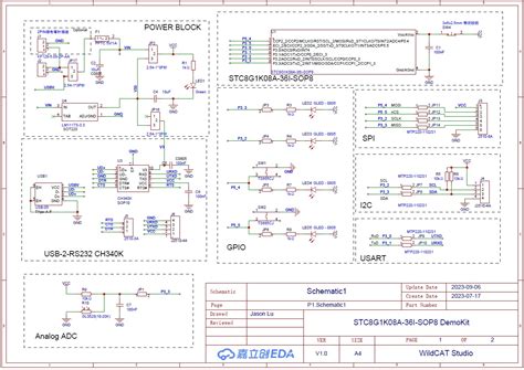 Stc8g1k08a 36i Sop8 实验版 A1stc8g1k驱动三极管led Csdn博客