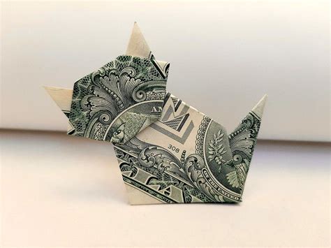 Traditional Cat Dollar Bill Origami Money Origami Easy Money Origami