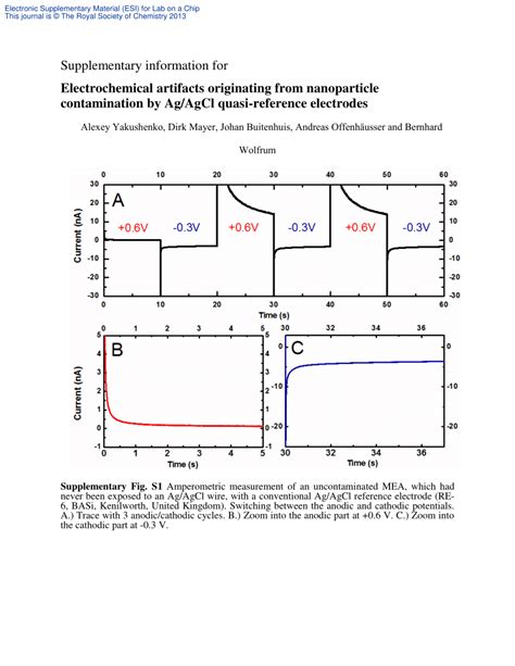 Pdf Electrochemical Artifacts Originating From Nanoparticle