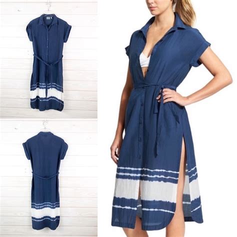 Athleta Island Hopper Swimsuit Cover Up Dress Xs Gem