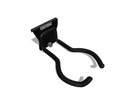 Craftsman Versatrack 325 In Black Steel Multipurpose Hook Cmst82609vt