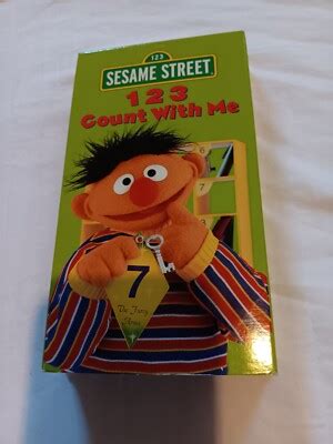 Sesame Street 1 2 3 Count With Me Vhs 1997 74644991932 Ebay