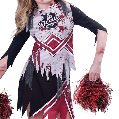Zombie Cheerleader Lasten Naamiaisasu Partykingfi