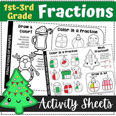 Fraction Activities For 1st And 2nd Grade
