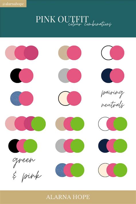 What Colours Go With Pink Clothes Pink Colour Combinations — Alarna