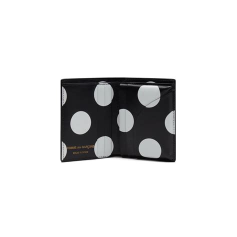 Cdg Wallet Inside Polka Dot Bifold Wallet Polka Dot Sa0641 Dsms E Shop