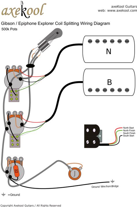 Gibson And Epiphone Explorer Coil Splitting Wiring Diagram And Info