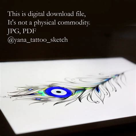 Evil Eye Tattoo Design Peacock Feather Evil Eye Tattoo Idea Crealandia