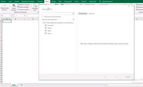 como importar datos de una web a excel y actualizarlos